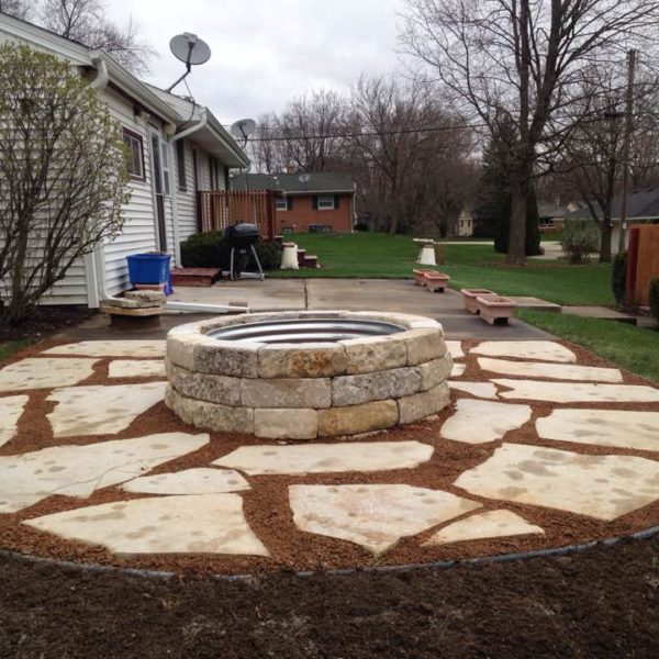 Custom Fire Pit - Monacelli Stone Company